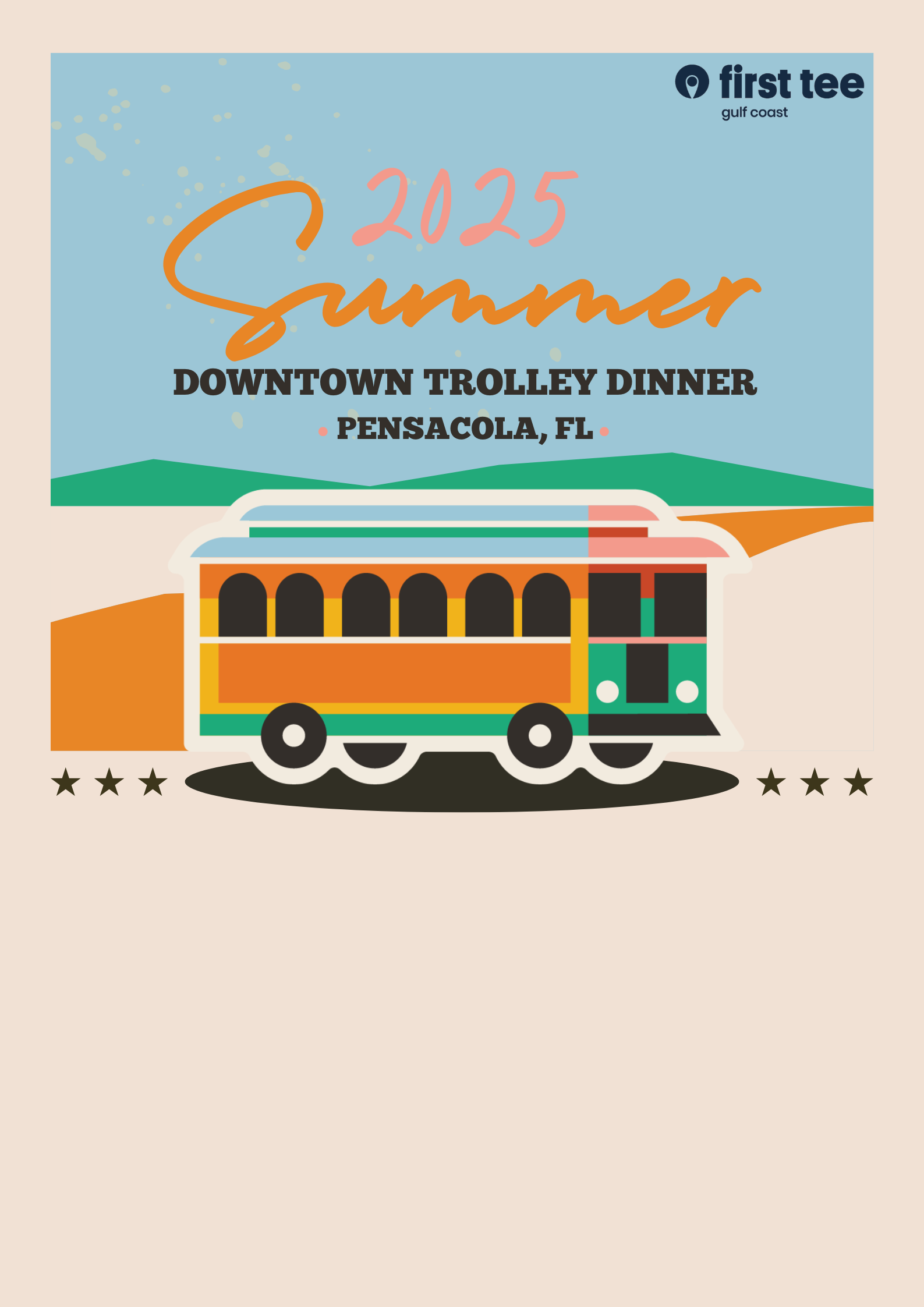 2025 Summer Trolley - First Tee Gulf Coast